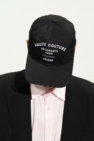 Vetements Logo-print Cotton Cap