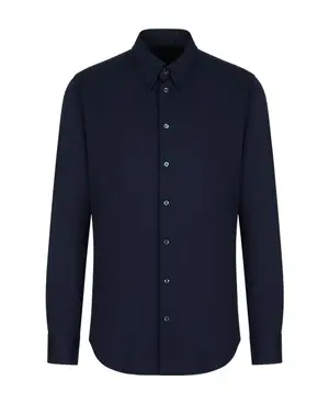 Giorgio Armani Single-breasted Long-sleeved Shirt - Black