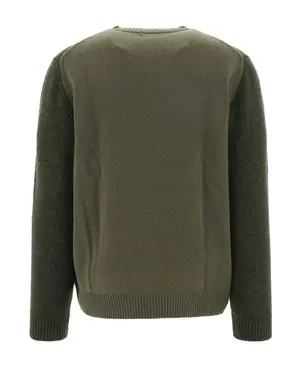 Woolrich Panelled Wool Jumper