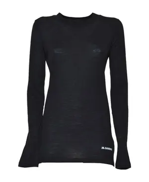 JIL SANDER Logo-printed Crewneck T-shirt - Black