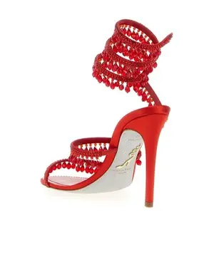 Rene Caovilla Embellished Stiletto Sandals