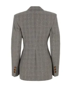 VIVIENNE WESTWOOD Single-breasted Checked Tailored Blazer