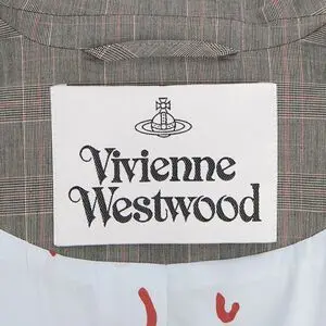 VIVIENNE WESTWOOD Single-breasted Checked Tailored Blazer