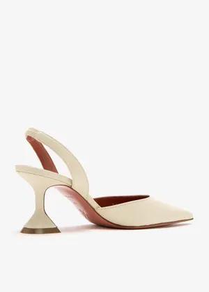 Amina Muaddi Pointed-toe High-heeled Sandals
