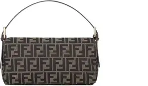 Fendi Baguette Ff Jacquard Shoulder Bag