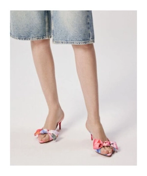 CHRISTIAN LOUBOUTIN Bow Strap Heeled Sandals