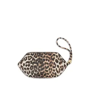 GANNI Leopard Bou Card Holder