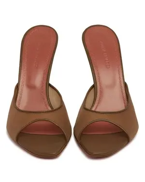 Amina Muaddi Square-toe High-heeled Sandals