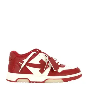 Off-White Out Of Office Lace-up Sneakers - Red