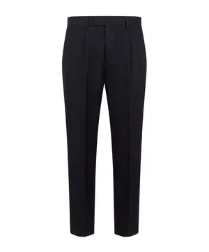 Zegna Casual Pants With Belt Loops - Black