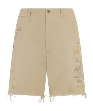 Polo Ralph Lauren Frayed-hem Shorts - Nude