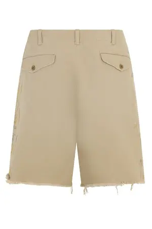 Polo Ralph Lauren Frayed-hem Printed Shorts
