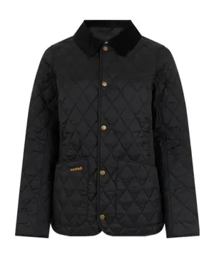 Barbour Annandale Quilted Corduroy-collar Jacket - Black