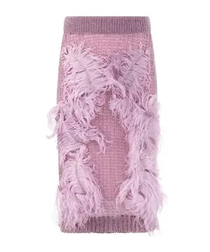 Attico Knit Skirt - Pink