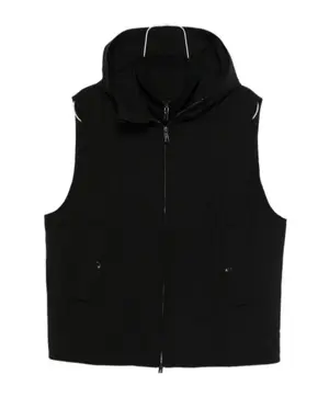 Emporio Armani Vest With Zip And Hood