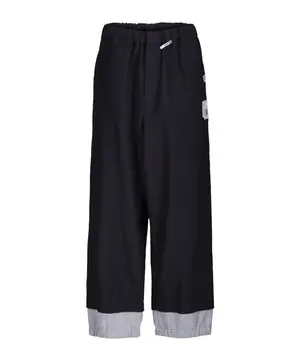 Mihara Yasuhiro Elastic Waist Casual Pants - Black