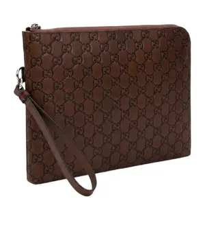 Gucci Gg Emblem Medium Clutch
