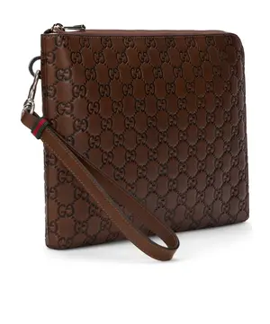 Gucci Gg Emblem Medium Clutch