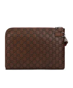 Gucci Gg Emblem Medium Clutch