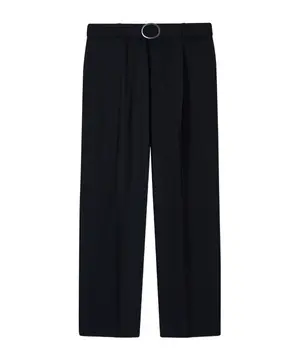 Emporio Armani Casual Pants With Belt Loops - Black