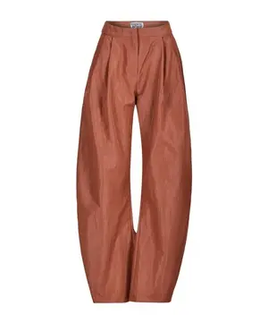 Essentiel Antwerp Pleated Casual Pants - Brown