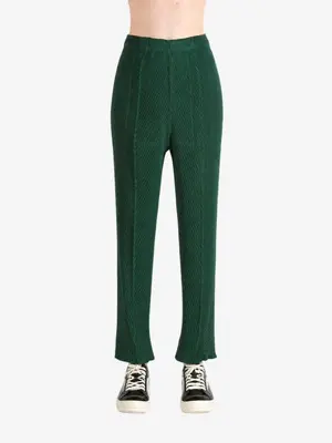 Issey Miyake Ribbed Casual Trousers