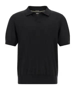 Hugo Boss H Lantoni Knitted Polo Shirt