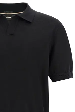 Hugo Boss H Lantoni Knitted Polo Shirt