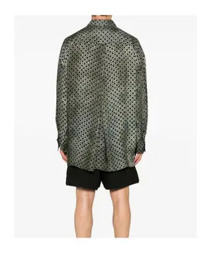 ZIGGY CHEN Digital-print Cocoon-style Shirt