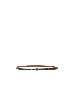 Valentino Garavani Logo Belt - Brown