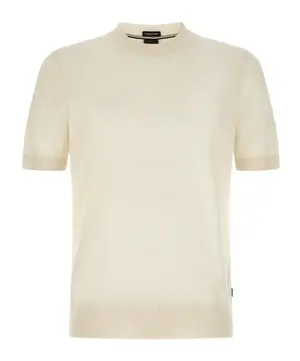 Hugo Boss Short-sleeved Knitwear - White