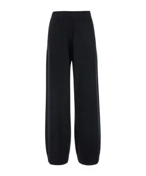 Fabiana Filippi Monili-embellished Wide-leg Trousers - Black