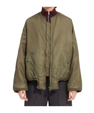 MAISON MARGIELA Nylon Jacket With Contrast Lining - Khaki