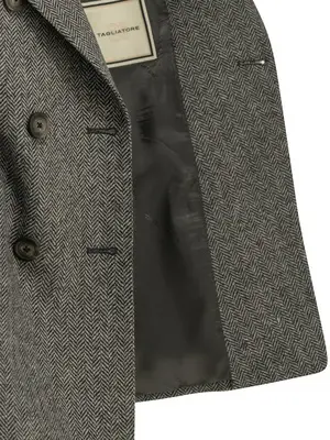 Tagliatore Double-breasted Herringbone Blazer
