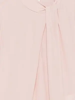 Patrizia Pepe Draped Long-sleeve Blouse