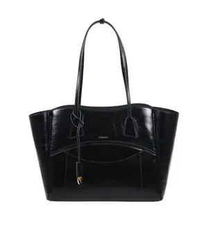 HIDESINS Dual-handle Shoulder Bag - Black