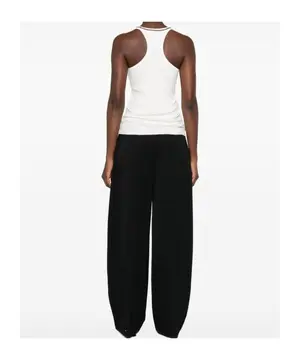 Elisabetta Franchi Ribbed Knit Chain-trimmed Tank Top