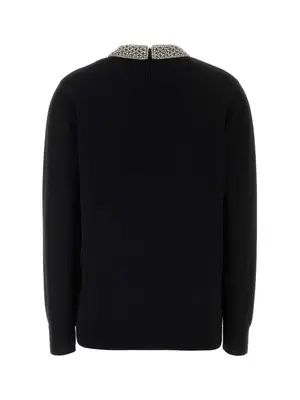 Valentino Garavani Embroidered Wool Sweater