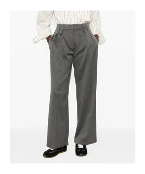 Patrizia Pepe Herringbone Pinstripe Trousers