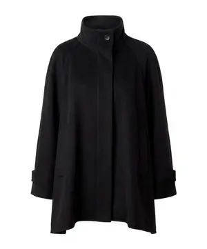 Tagliatore Stand-collar Coat - Black