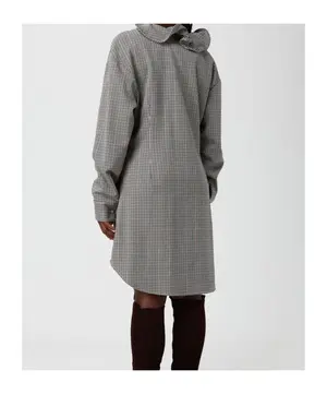 MSGM Abito Ruffle Detailed Mini Dress