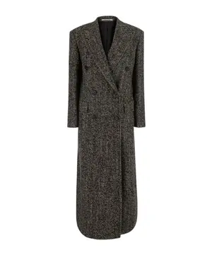 Tagliatore Long-sleeved Coat - Brown