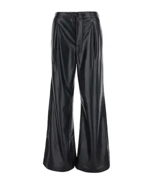 Andamane Casual Trousers With Belt Loops - Black