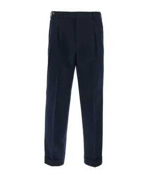PT TORINO Casual Trousers With Belt Loops - Blu