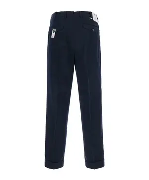 PT TORINO Tailored Trousers With Belt Loops - Blu