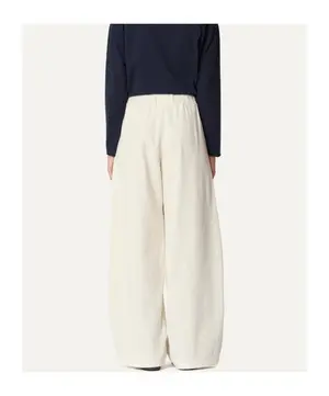 Labo.art Ribbed Corduroy Pants - Winter White