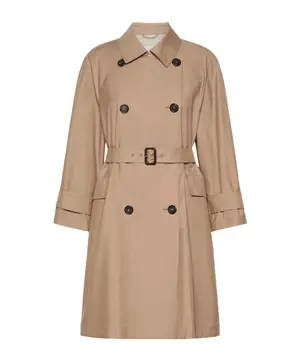 Max Mara Collared Long-sleeved Coat - Nude