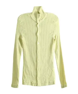 Issey Miyake Pleated Shirt - Yellow