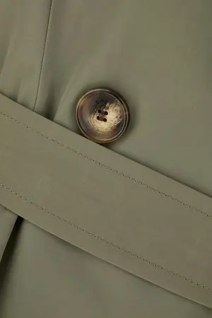 Hugo Boss Water-repellent Trench Coat With Belt