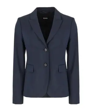 Hugo Boss Single-breasted Jacket - Blue